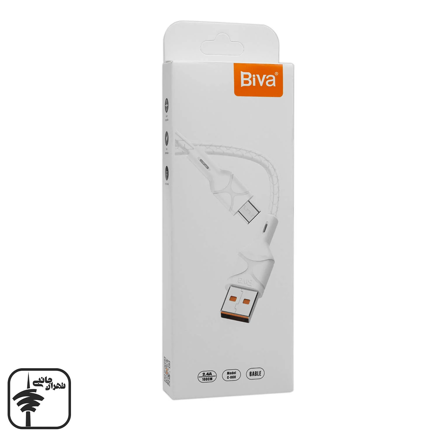 خرید عمده کابل تایپ سی Biva مدل C-06T | تهران جانبی